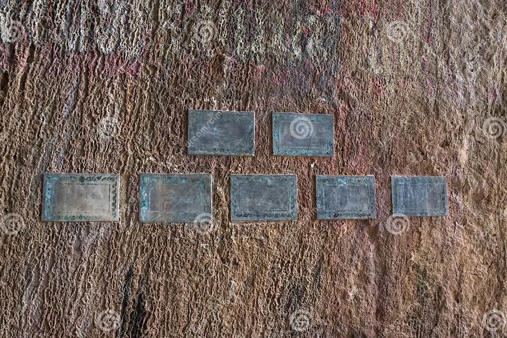 Ancient tablets in ground stock photo. Image of ancient - 88766060