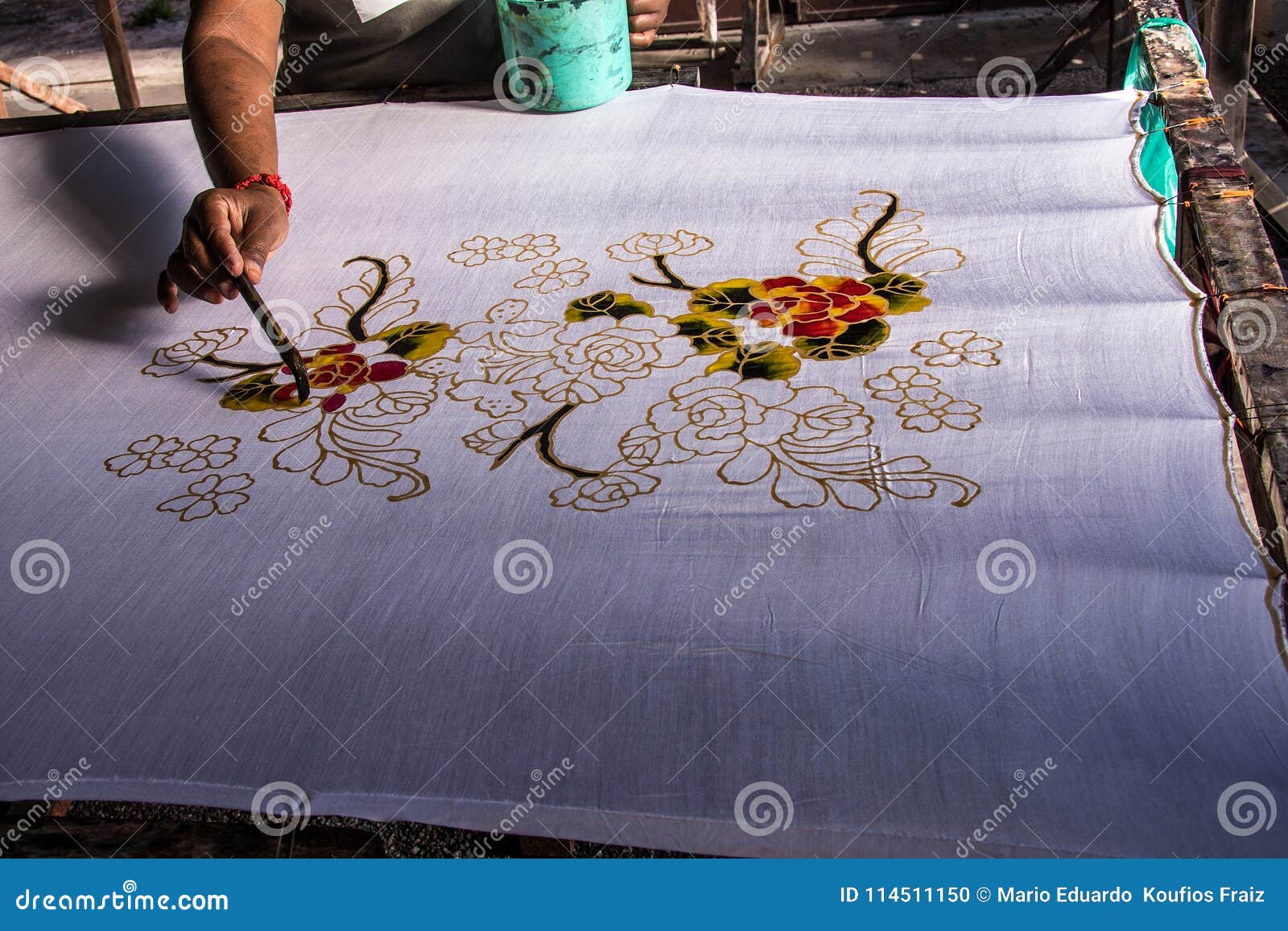 The Ancient Technique of Malay Batik Art Editorial Image - Image of ...