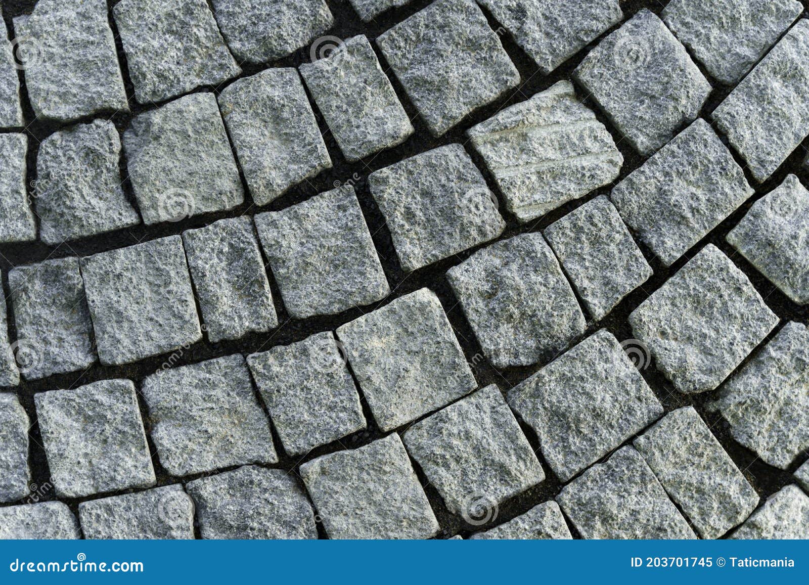 The Ancient Technology Paving Blocks of Marble. Stock Image - Image of ...