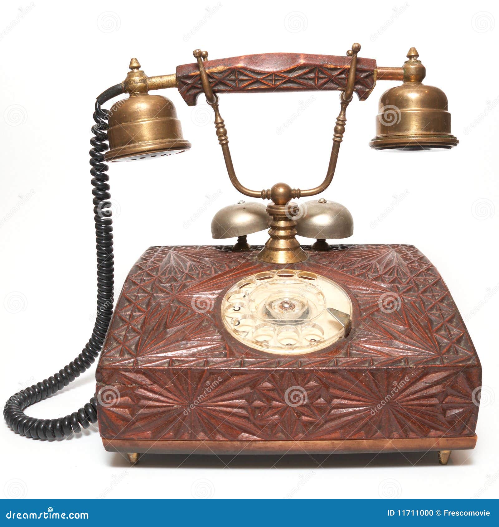 Ancient Telephone Stock Photo - Image: 11711000