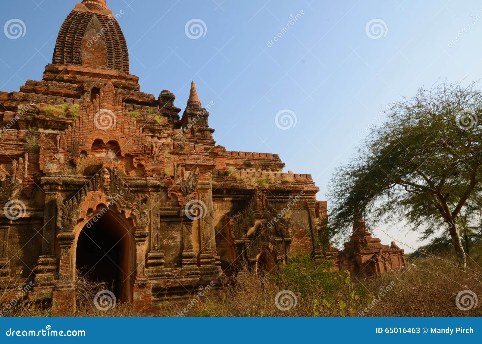 Ancient temple in Bagan stock image. Image of buddhism - 65016463