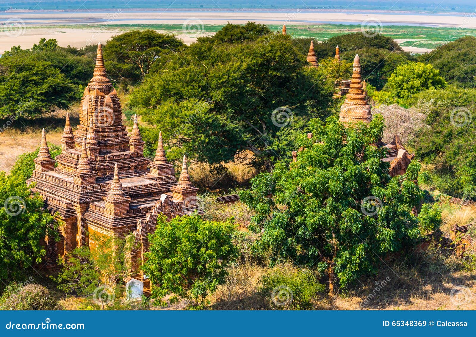 Ancient Temple in Bagan, Myanmar Stock Image - Image of city, bagan ...