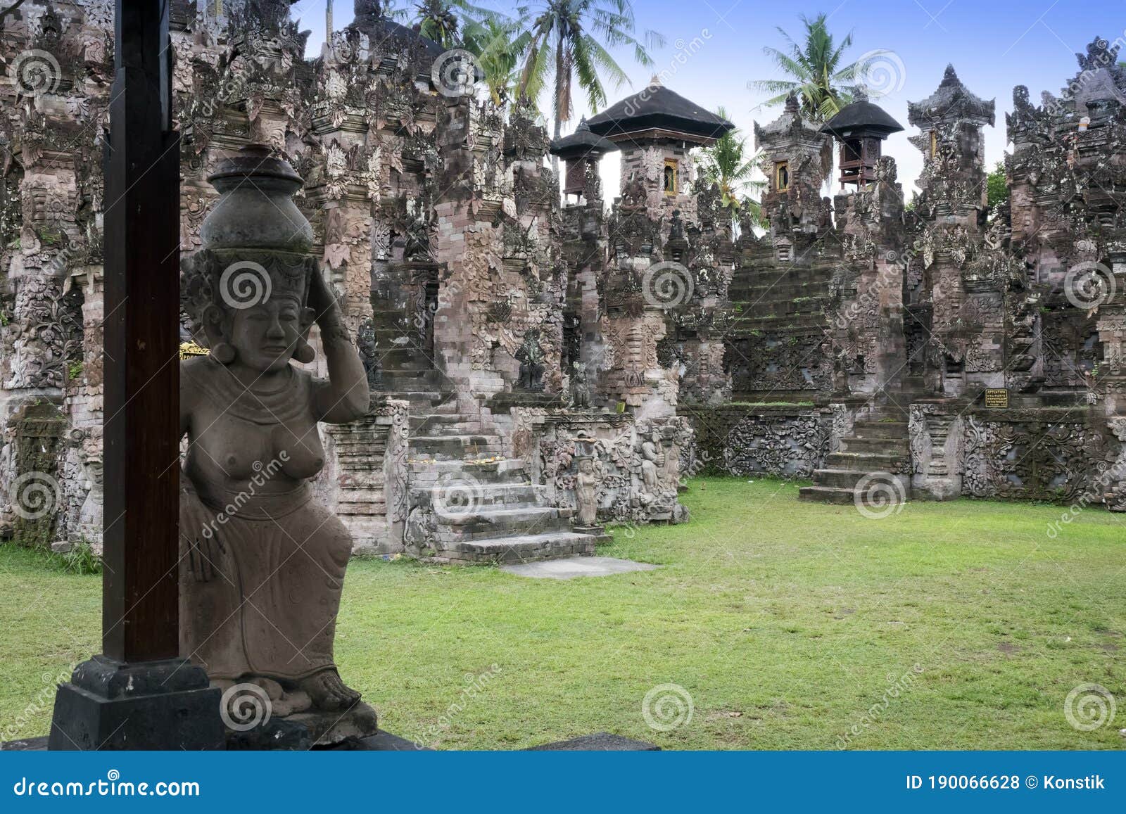 Ancient Temple in Bali. Indonesia Stock Photo - Image of monument ...
