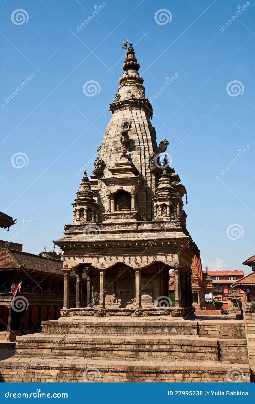 An Ancient Temple, Bhaktapur, Nepal Stock Photo - Image of bhaktapur ...