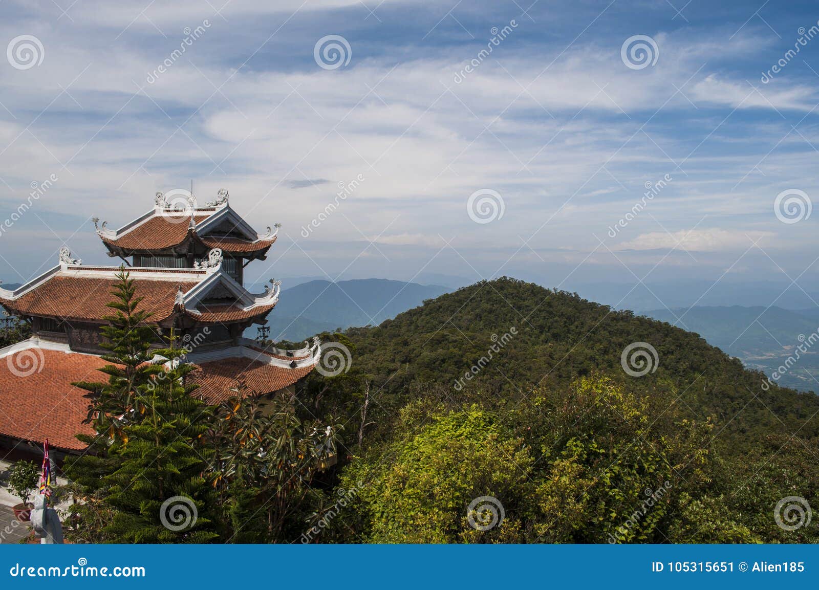 Ancient Temple of Buddha in Mountains Stock Image - Image of culture ...