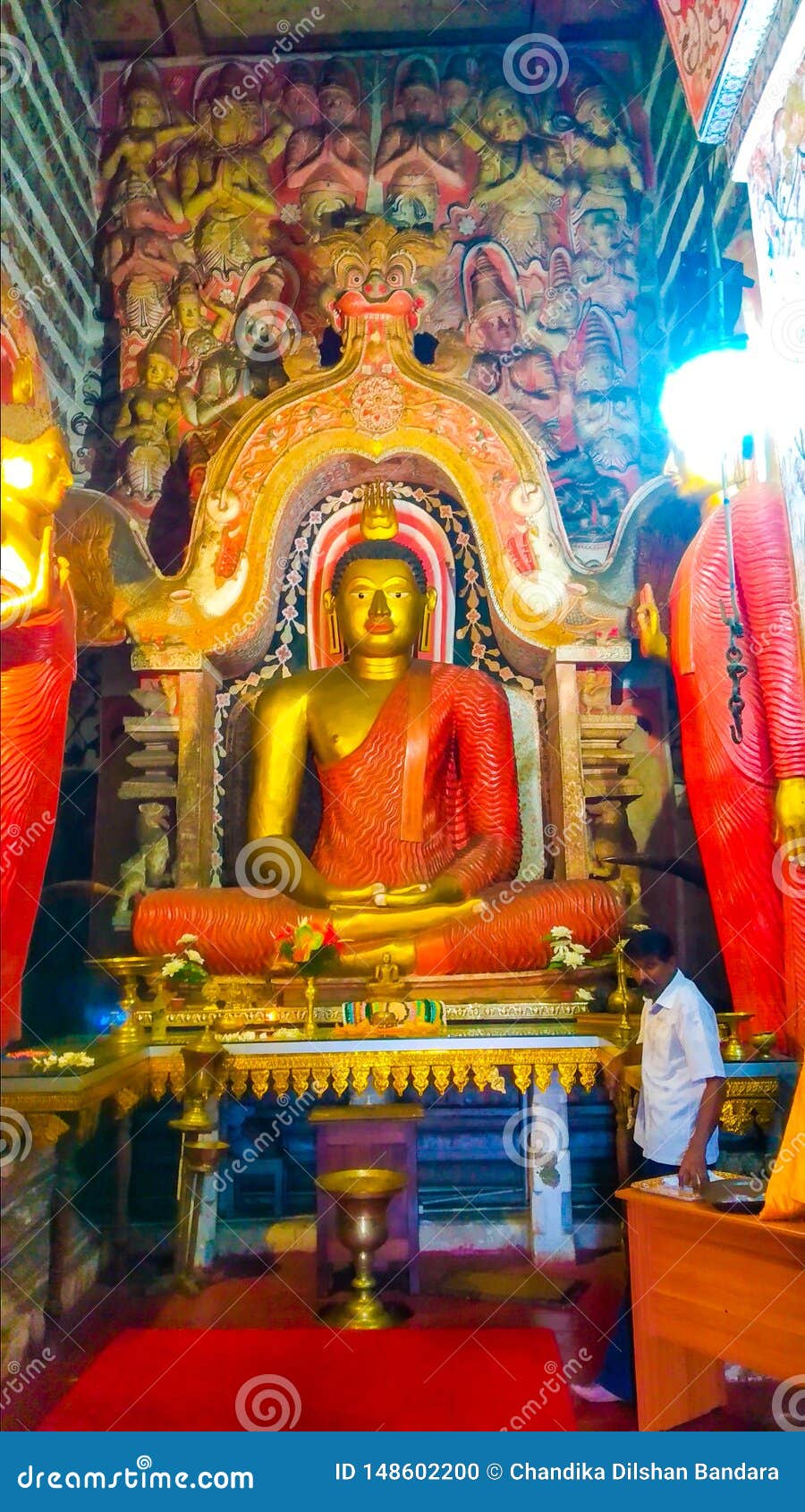 Ancient Temple Buddhas Statue Stock Photo - Image of buddha, ancient ...