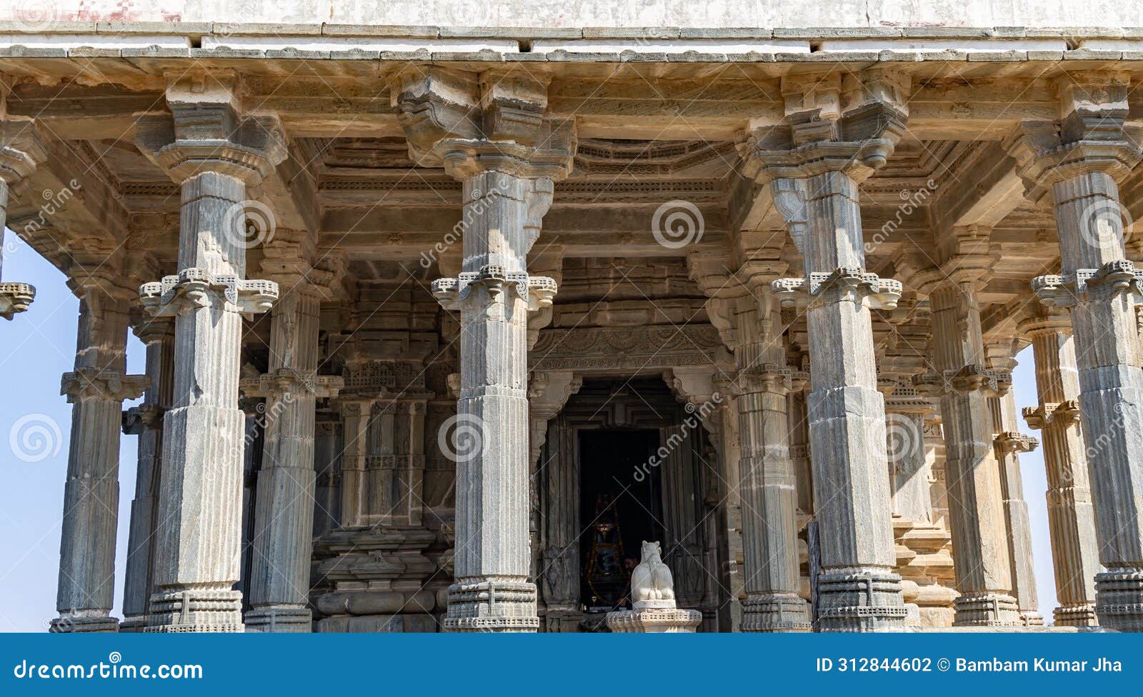 Ancient Temple Entrance Unique Architecture at Morning Stock Photo ...