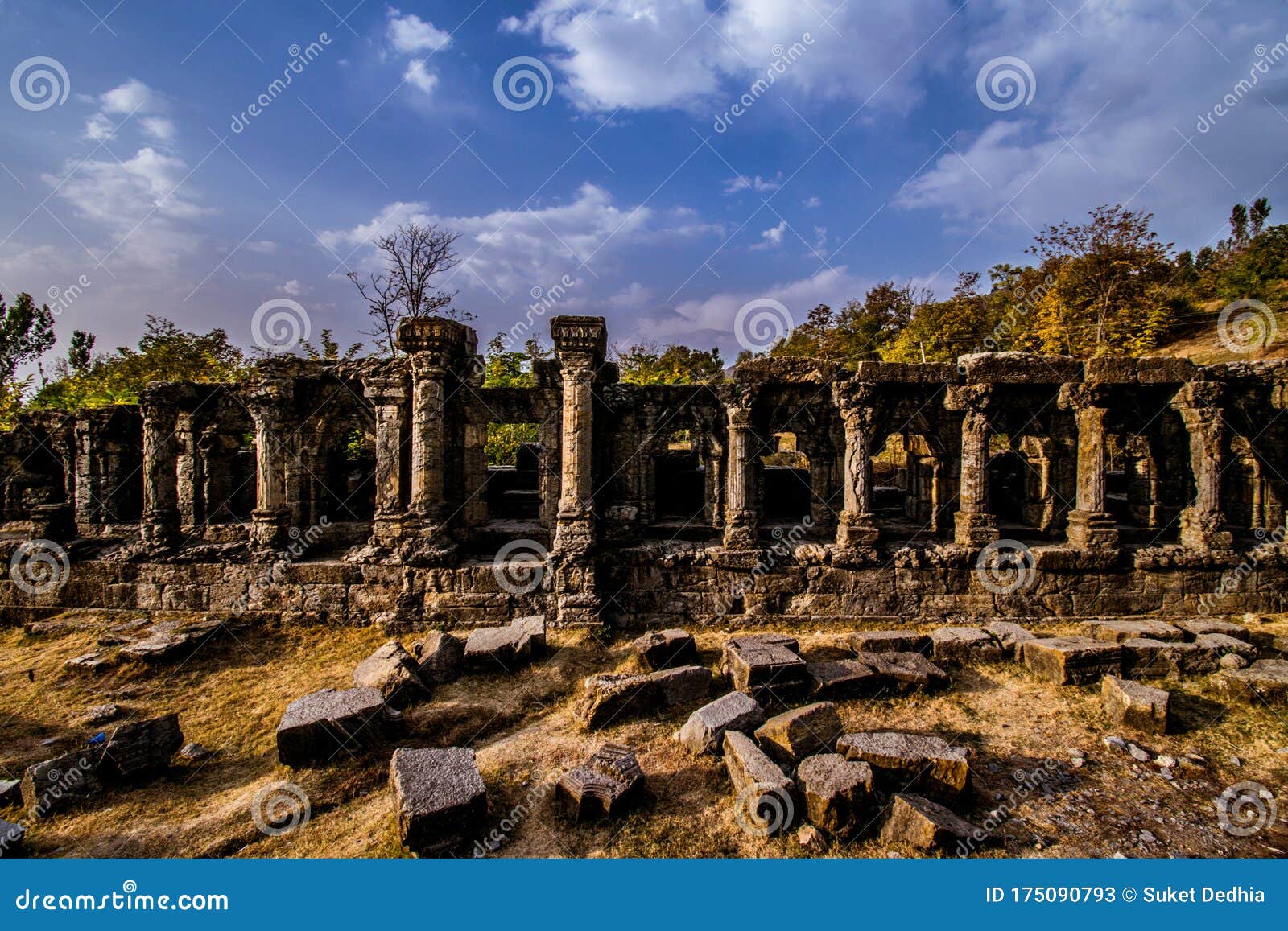 Ancient Ruins of Hindu Temple India Stock Image - Image of ...