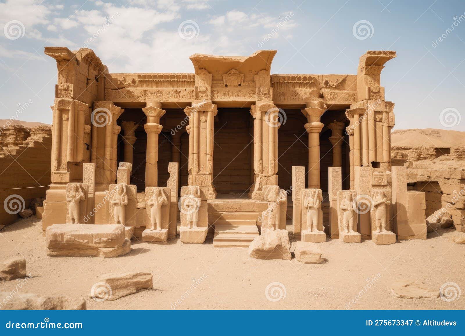 An Ancient Temple with Intricate Carvings and Stone Columns in the ... An Ancient Temple with Intricate Carvings and Stone Columns in the ...
