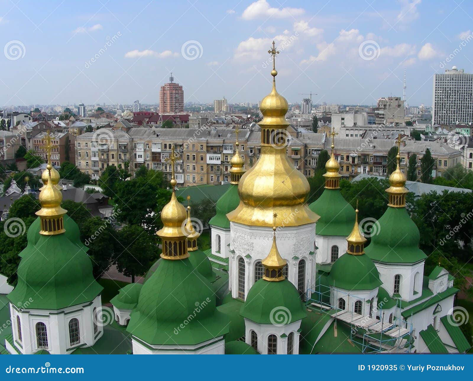 Ancient temple in Kiev stock image. Image of culture, orthodox - 1920935
