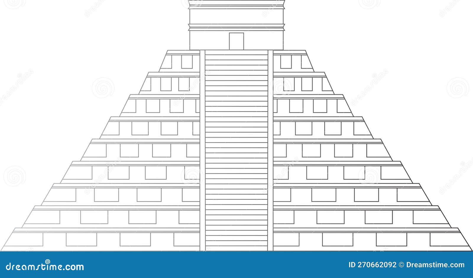 Ancient Temple, Mayan Ruin, The Chichen Itza Pyramid Or El Castillo ...