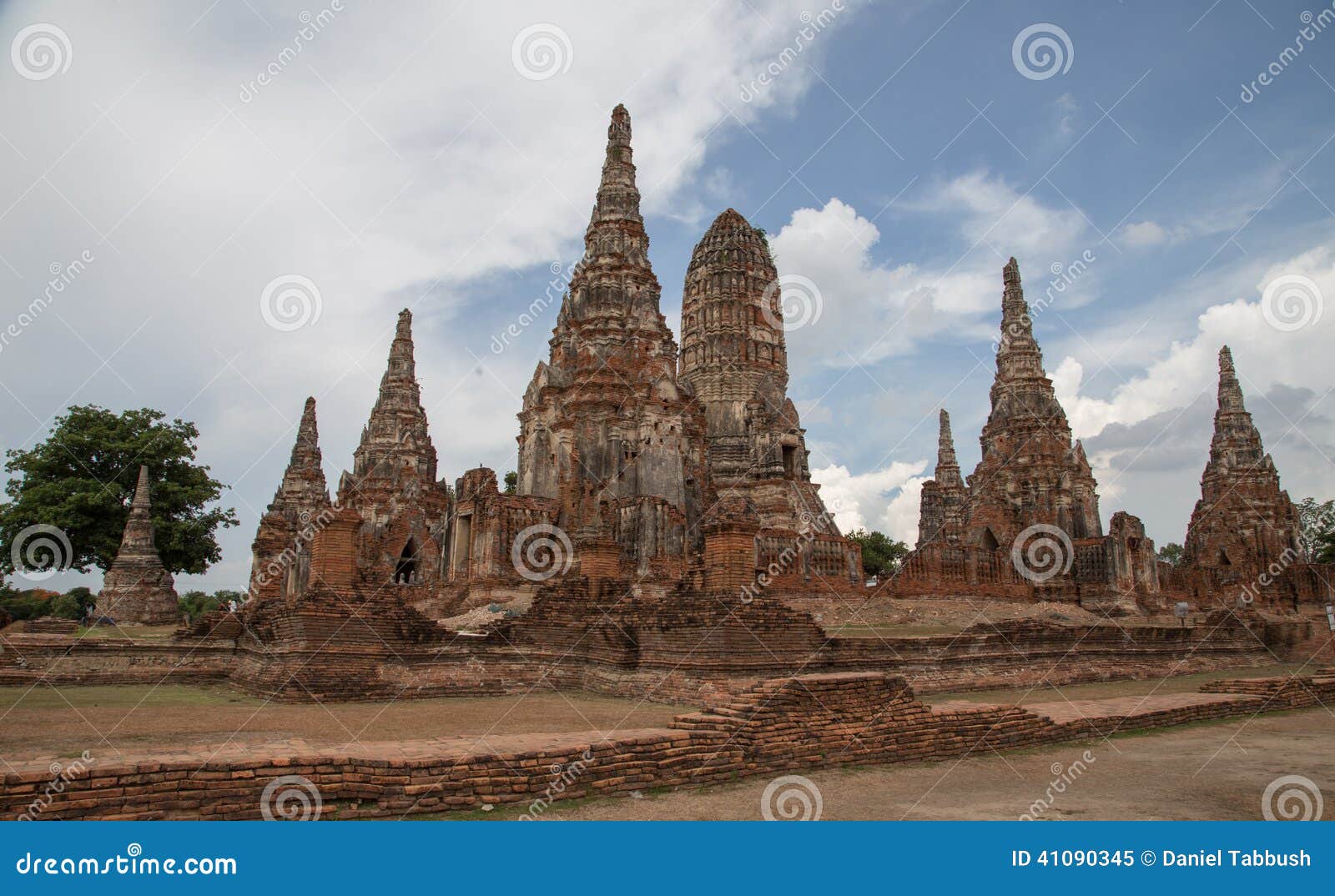 Ancient Temple Ruins in Ayudhya Thailand Stock Image - Image of ancient ...