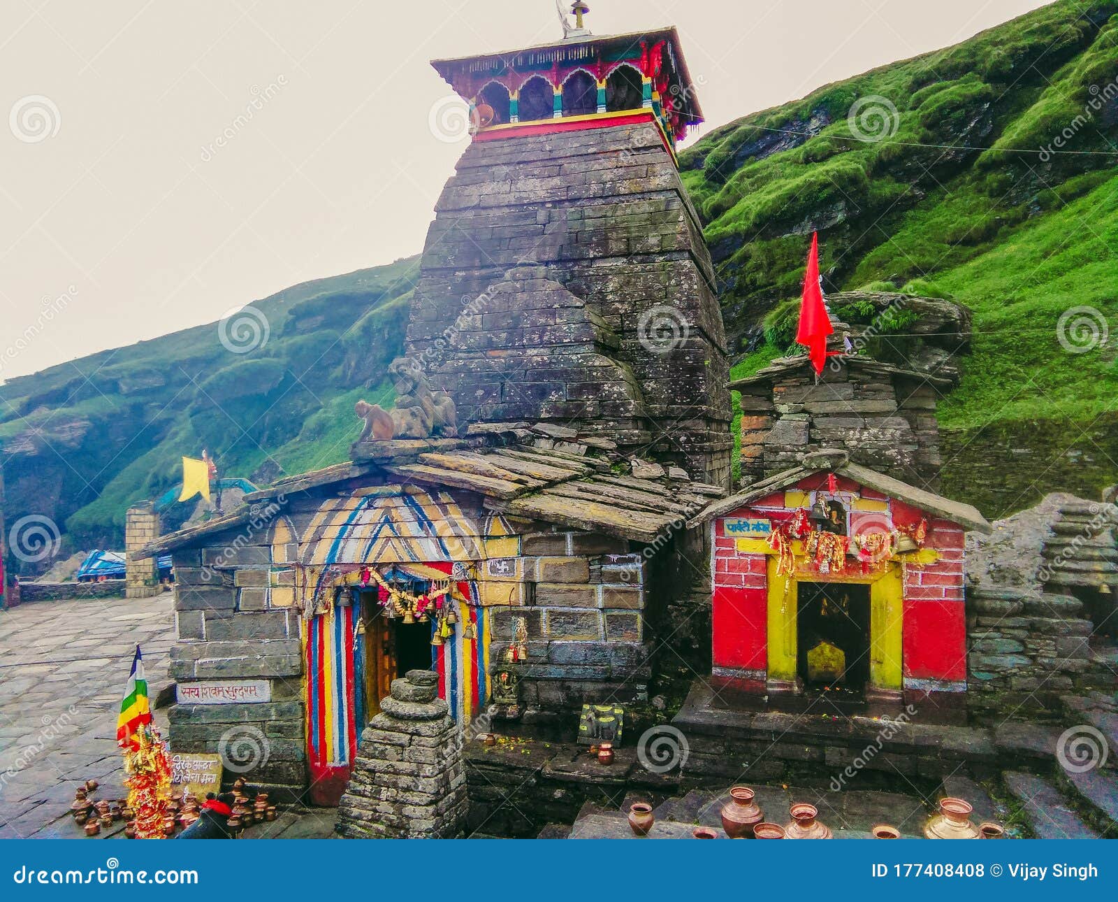 Ancient Temple in State of North India Uttrakhand Stock Photo - Image ...