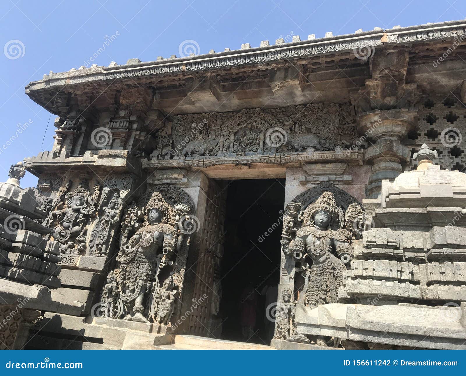Ancient Temple Structures Sculpture and Architecture Stock Photo ...