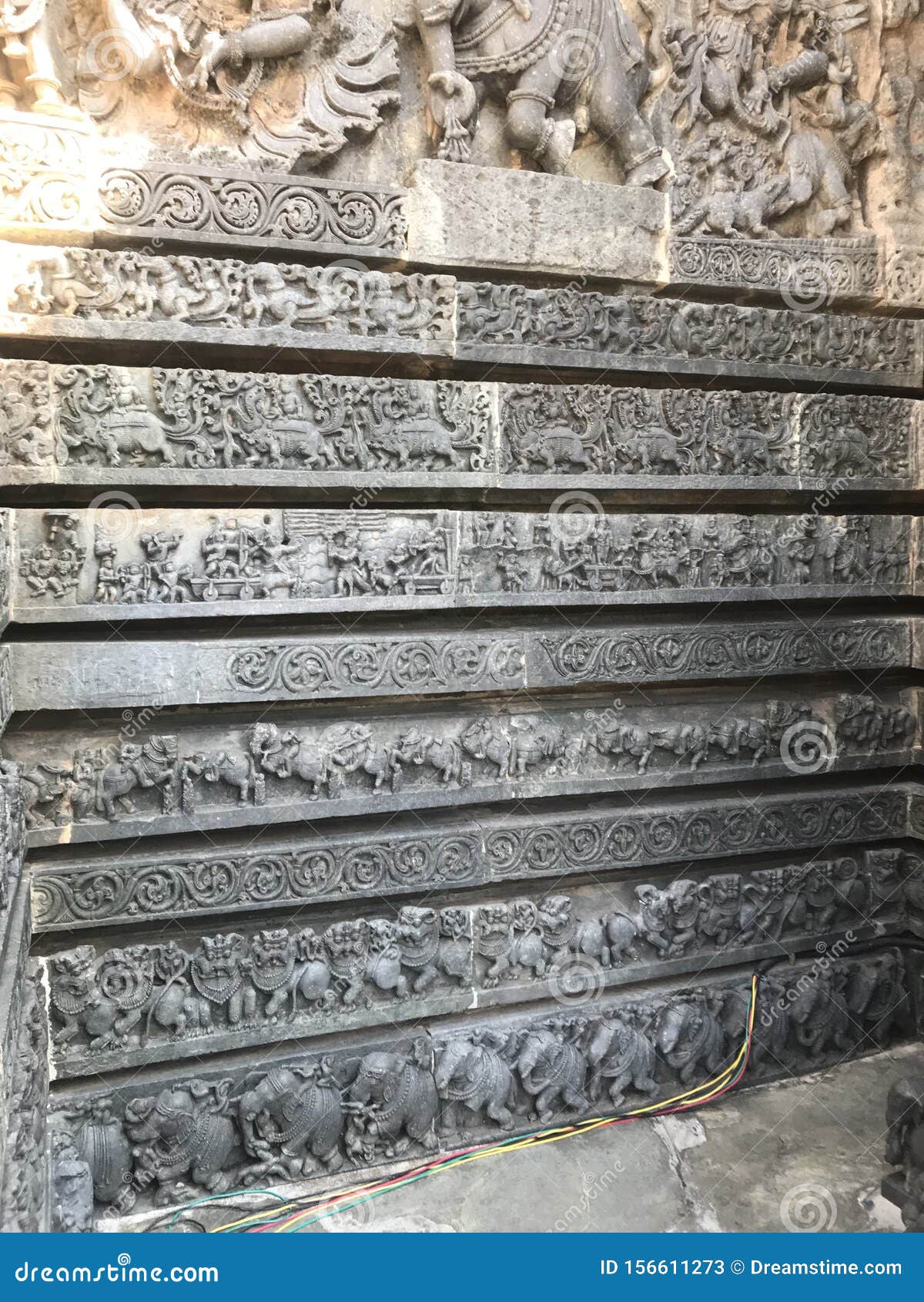 Ancient Temple Structures Sculpture and Architecture Stock Image ...