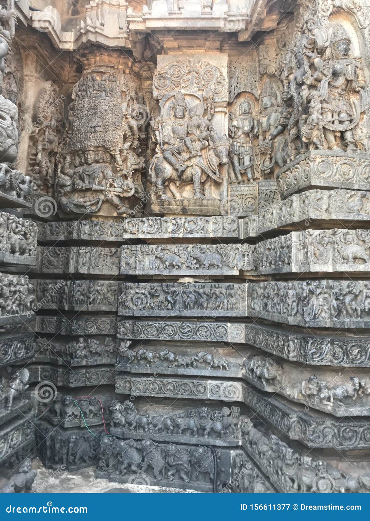 Ancient Temple Structures Sculpture and Architecture Stock Image ...