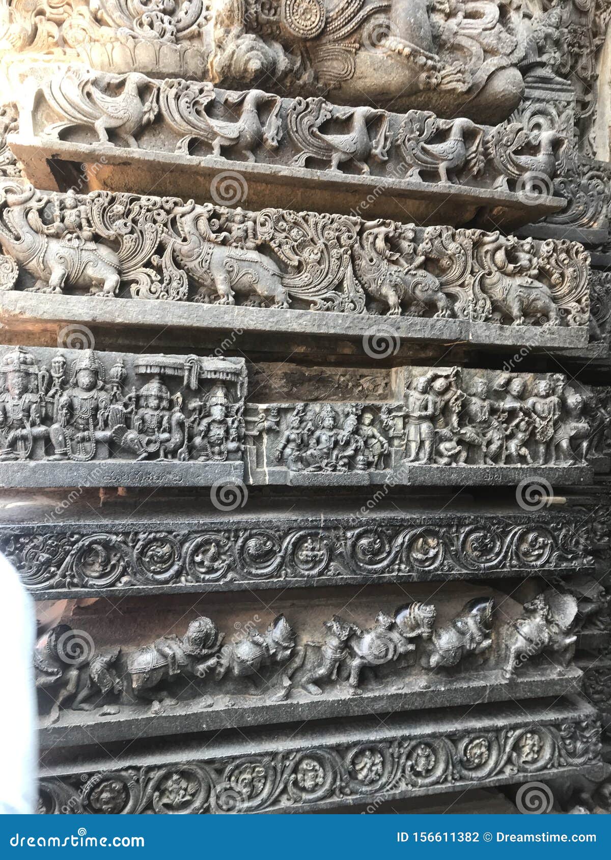 Ancient Temple Structures Sculpture and Architecture Stock Photo ...