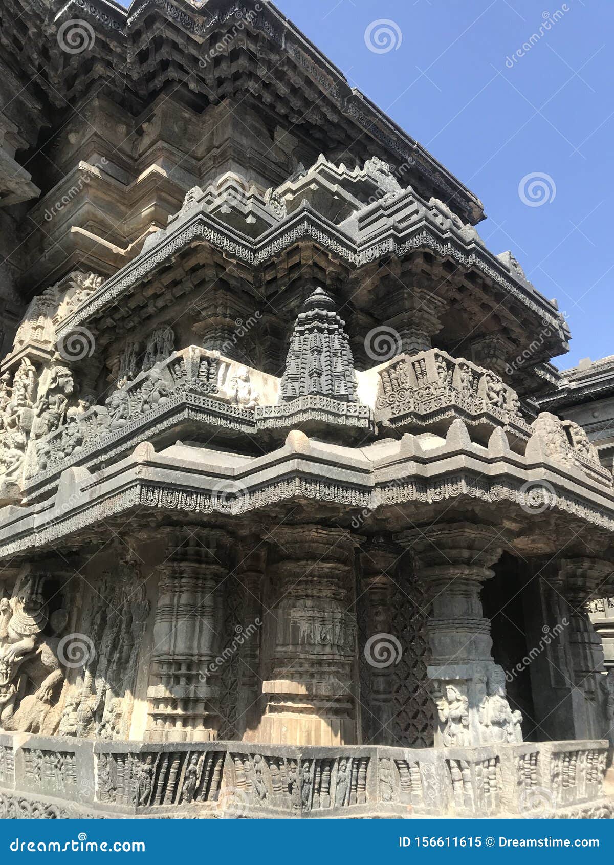 Ancient Temple Structures Sculpture and Architecture Stock Image ...