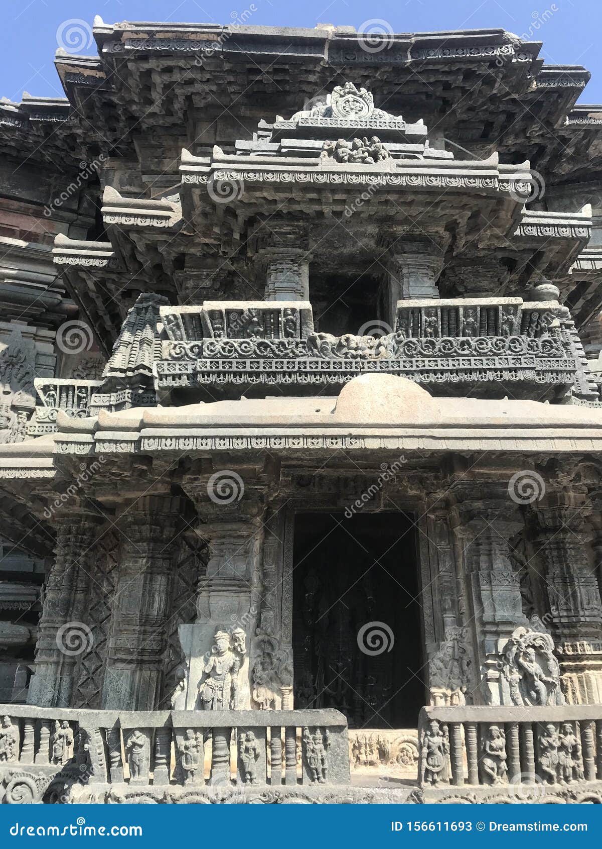 Ancient Temple Structures Sculpture and Architecture Stock Image ...