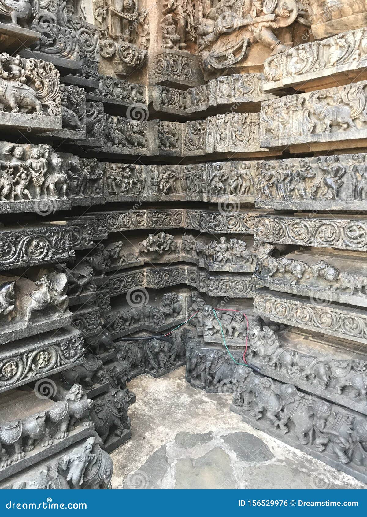 Ancient Temple Structures Sculpture and Architecture Stock Photo ...