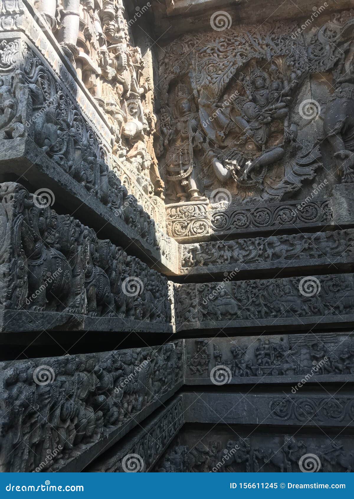 Ancient Temple Structures Sculpture and Architecture Stock Image ...