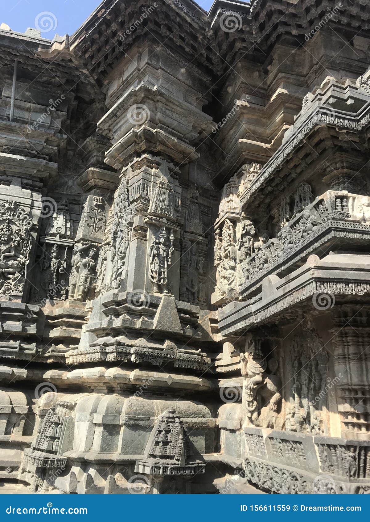 Ancient Temple Structures Sculpture and Architecture Stock Image ...