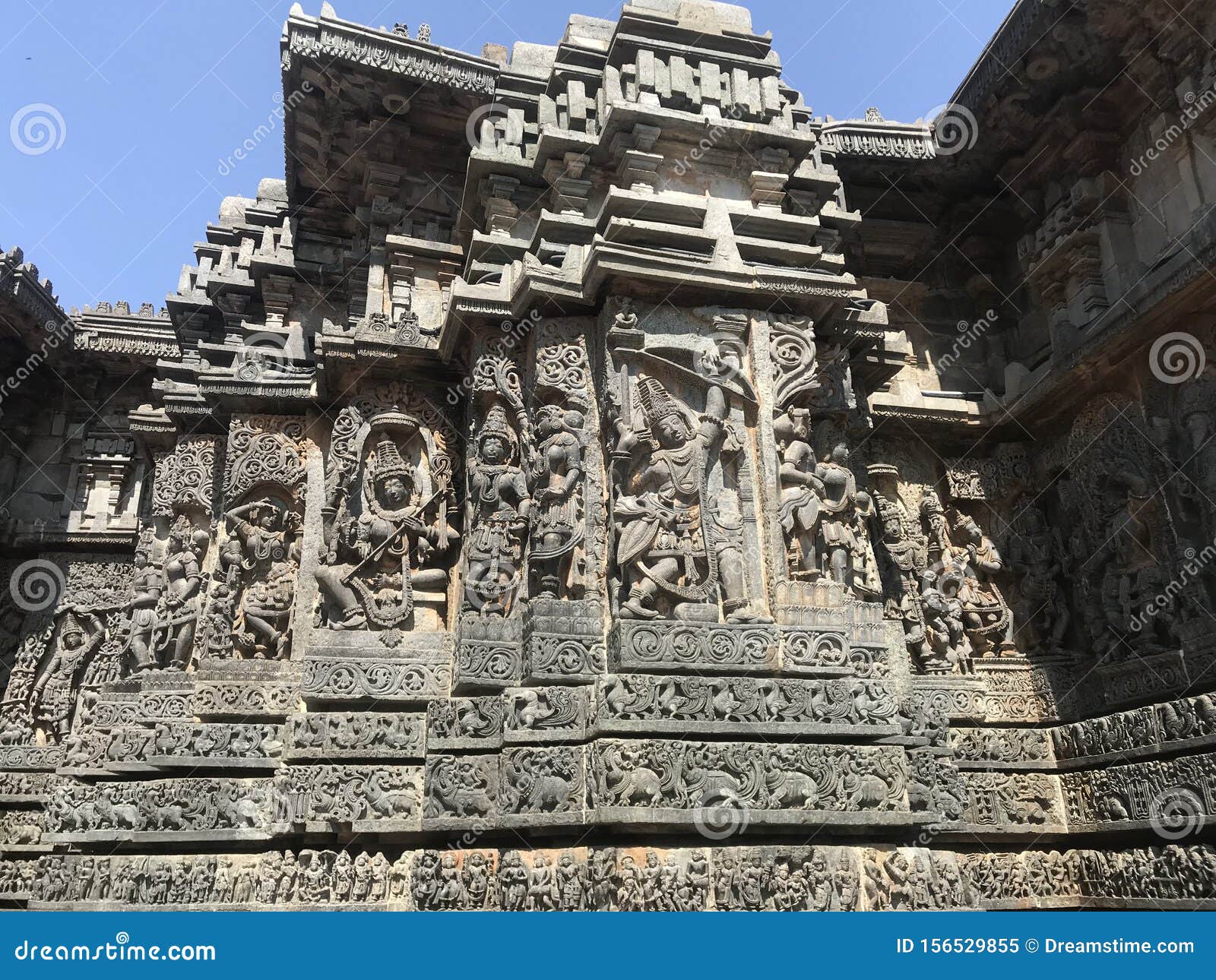 Ancient Temple Structures Sculpture and Architecture Stock Image ...