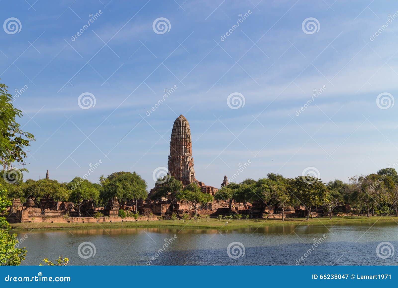 Ancient Temple Under Sunlight with the Tree Stock Image - Image of ...
