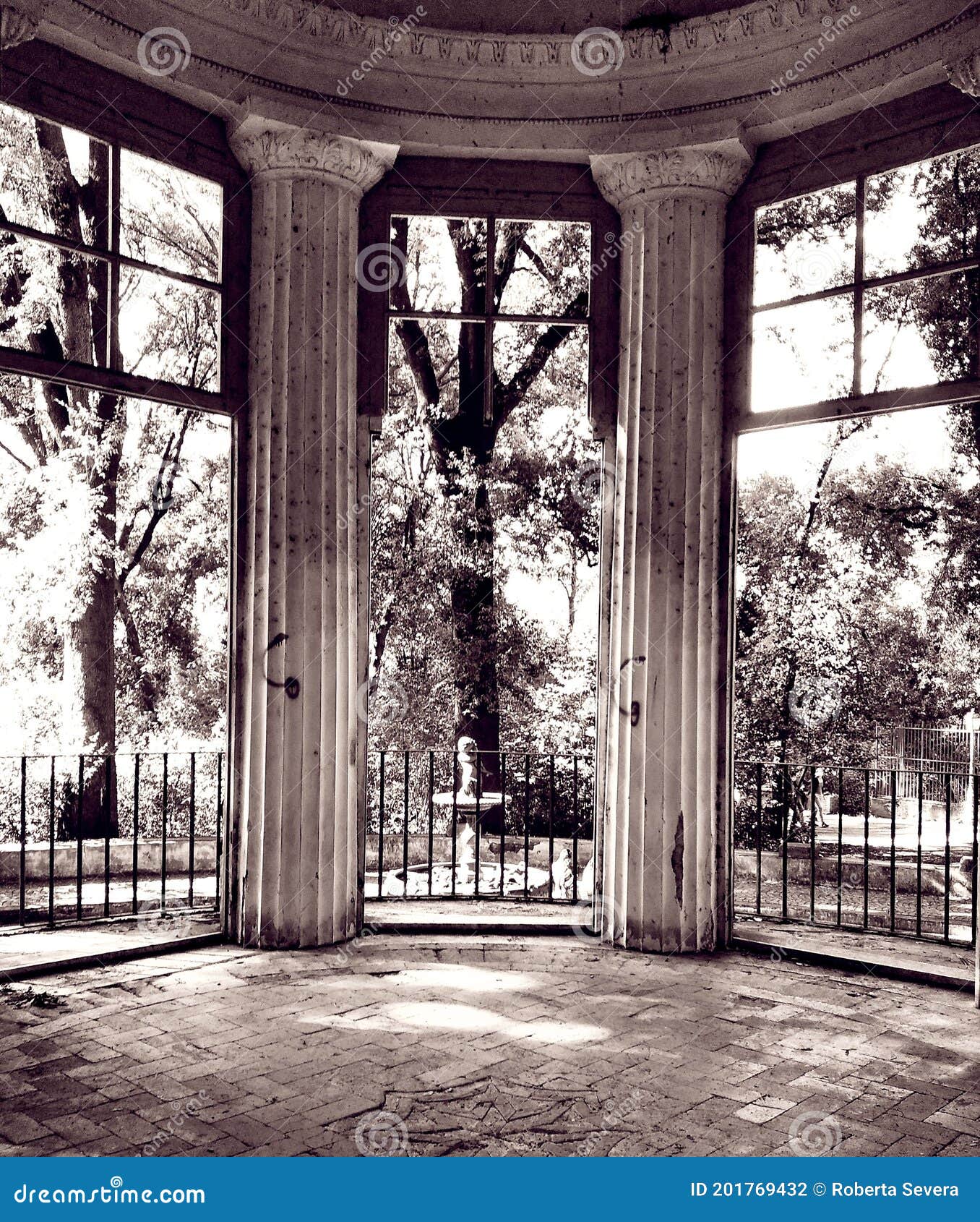 Ancient Temple at Villa Ada Rome Stock Photo - Image of ancient, villa ...