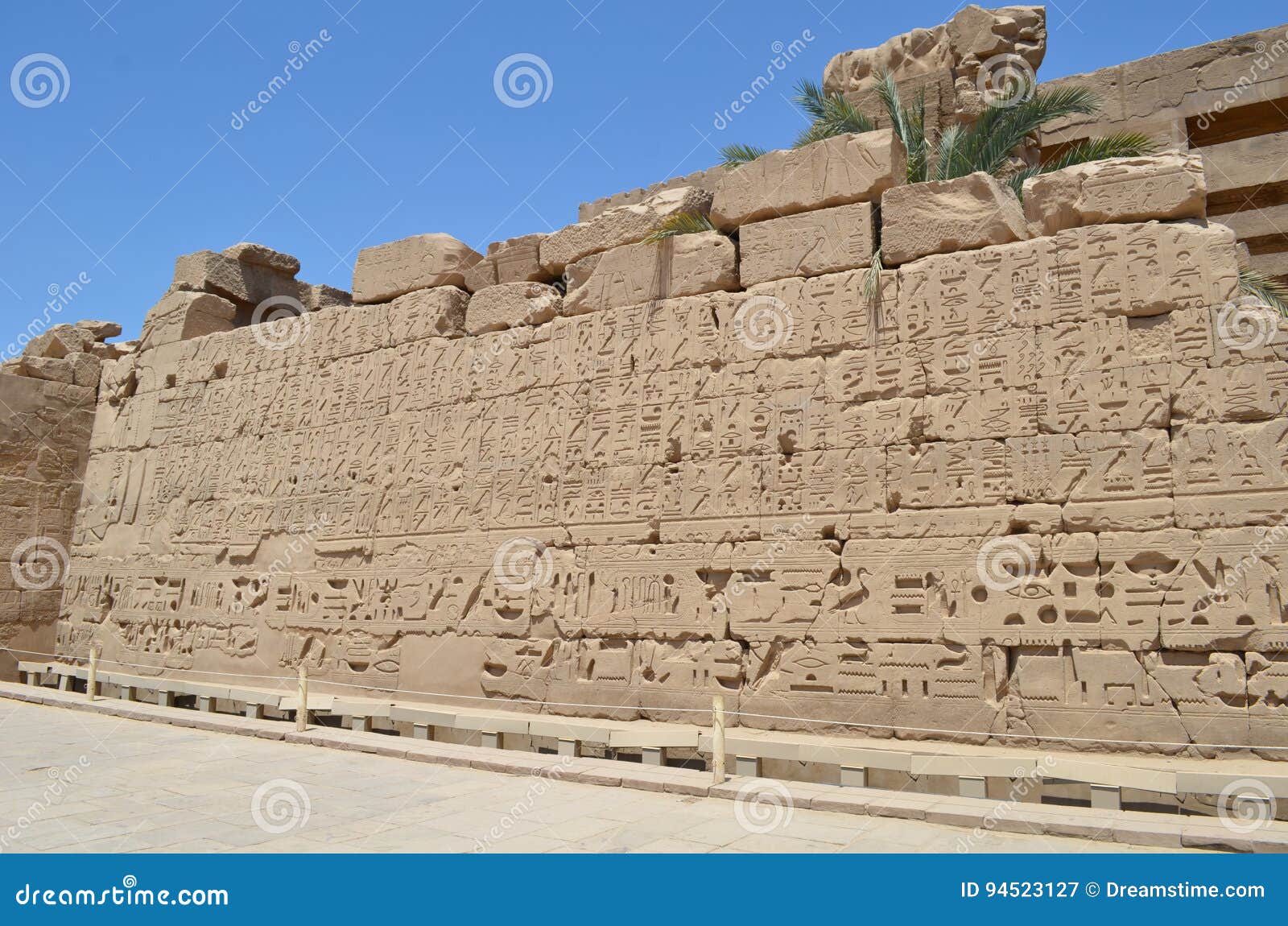 Ancient temple wall stock image. Image of pharaoh, ancient - 94523127