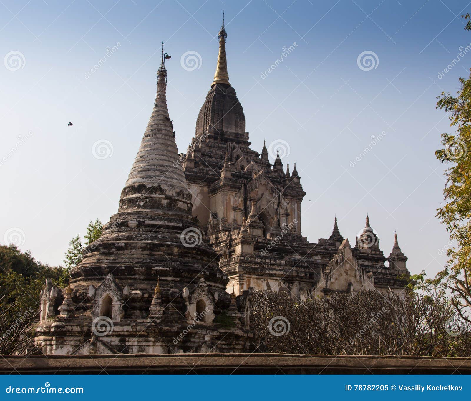 Ancient Temples in Bagan, Myanmar Stock Image - Image of monument ...