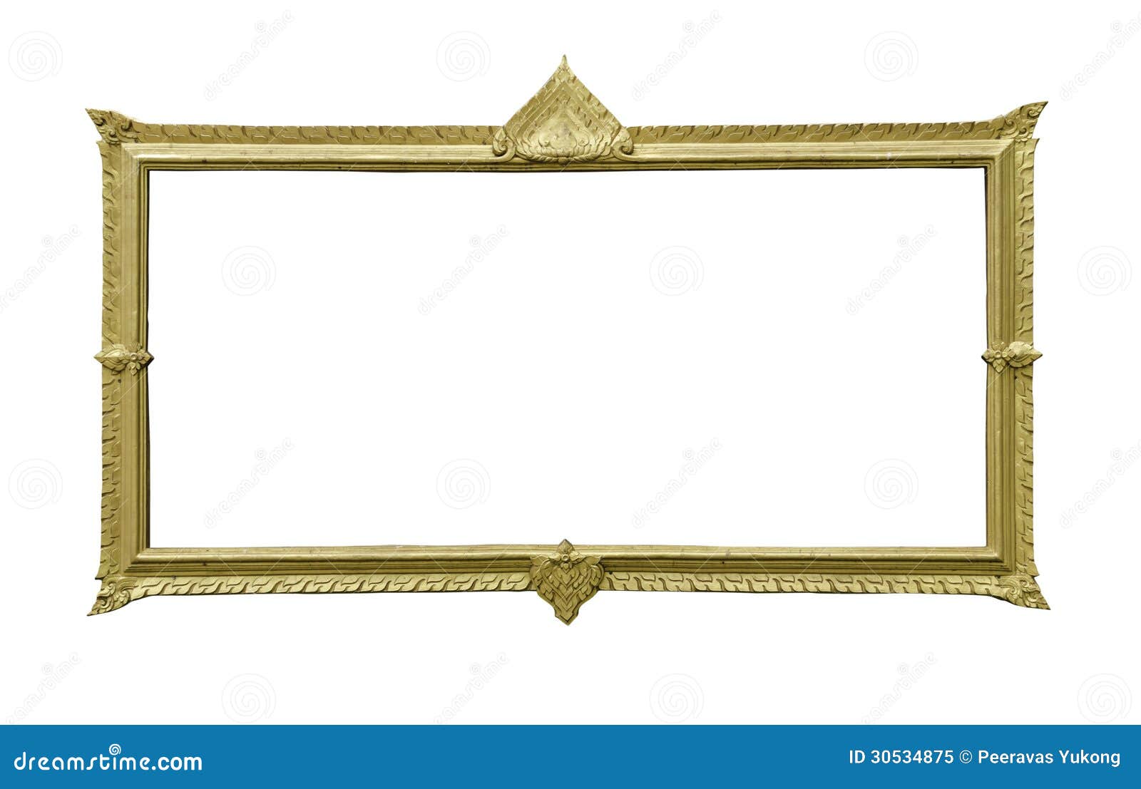 Ancient Thai frame stock image. Image of brown, aged - 30534875