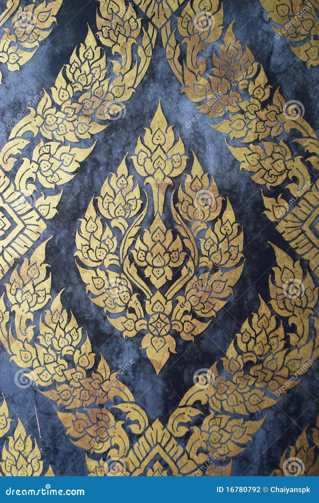 Ancient Thai pattern stock photo. Image of yellow, ancient - 16780792