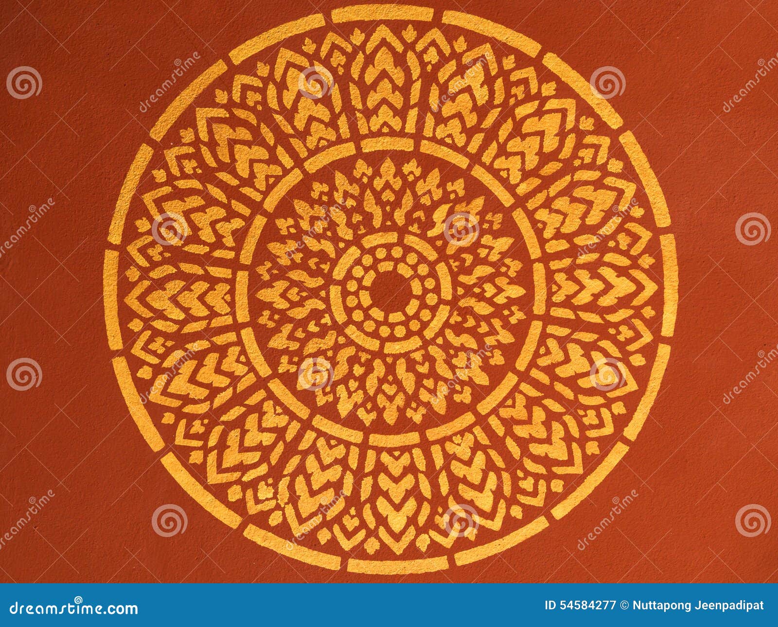 Thai Art At Ceiling Of Church. Stock Image | CartoonDealer.com #27219199