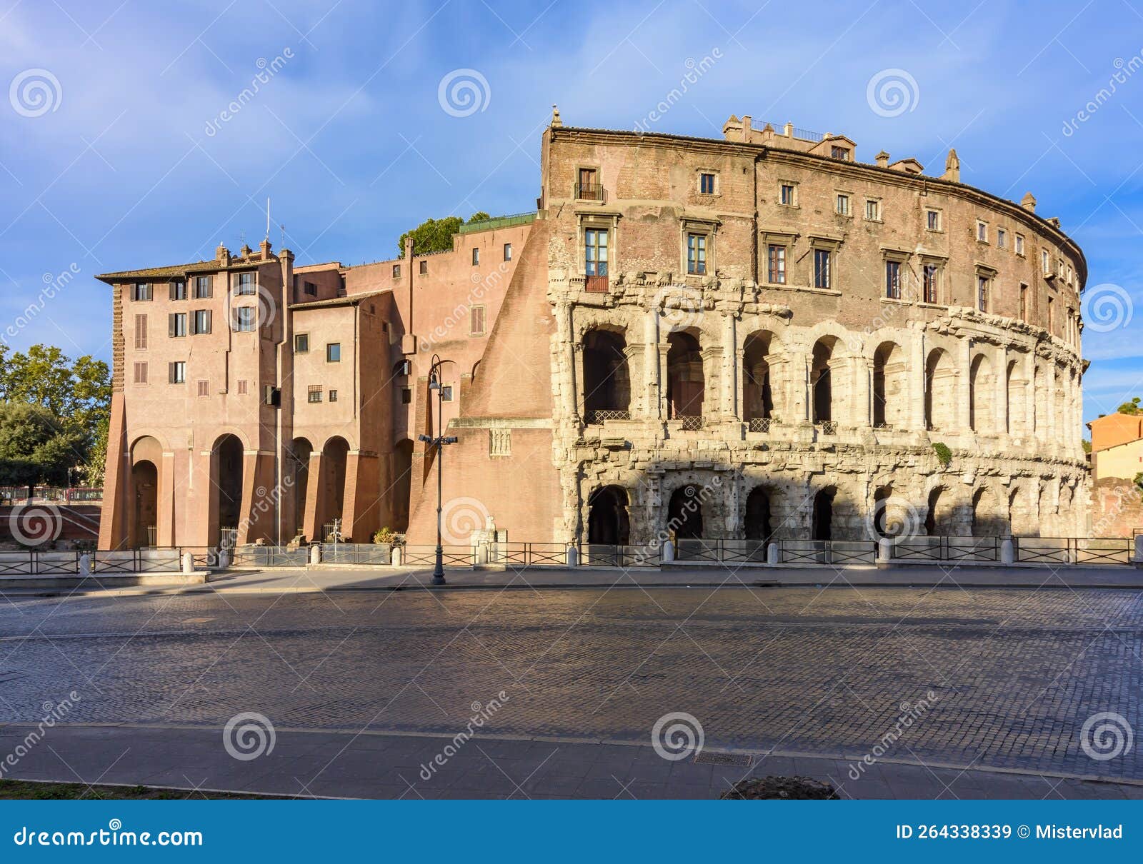 Ancient Theater of Marcellus in Rome, Italy Stock Image - Image of ...