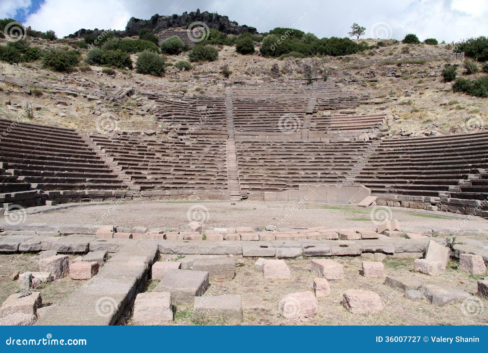 Ancient theater stock image. Image of history, greek - 36007727