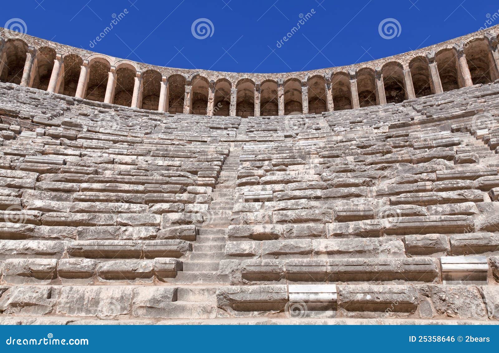 Ancient Theatre of Aspendos in Turkey Stock Photo - Image of rome, city ...