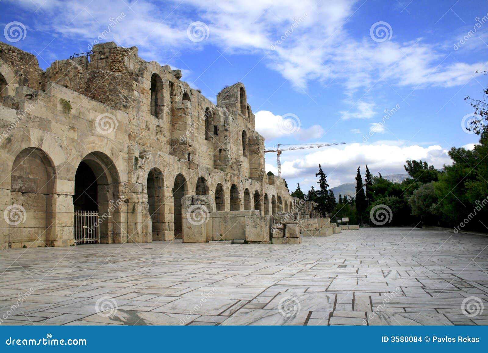 Ancient Theatre Athens, Greece Stock Photo - Image of tour, atticus ...