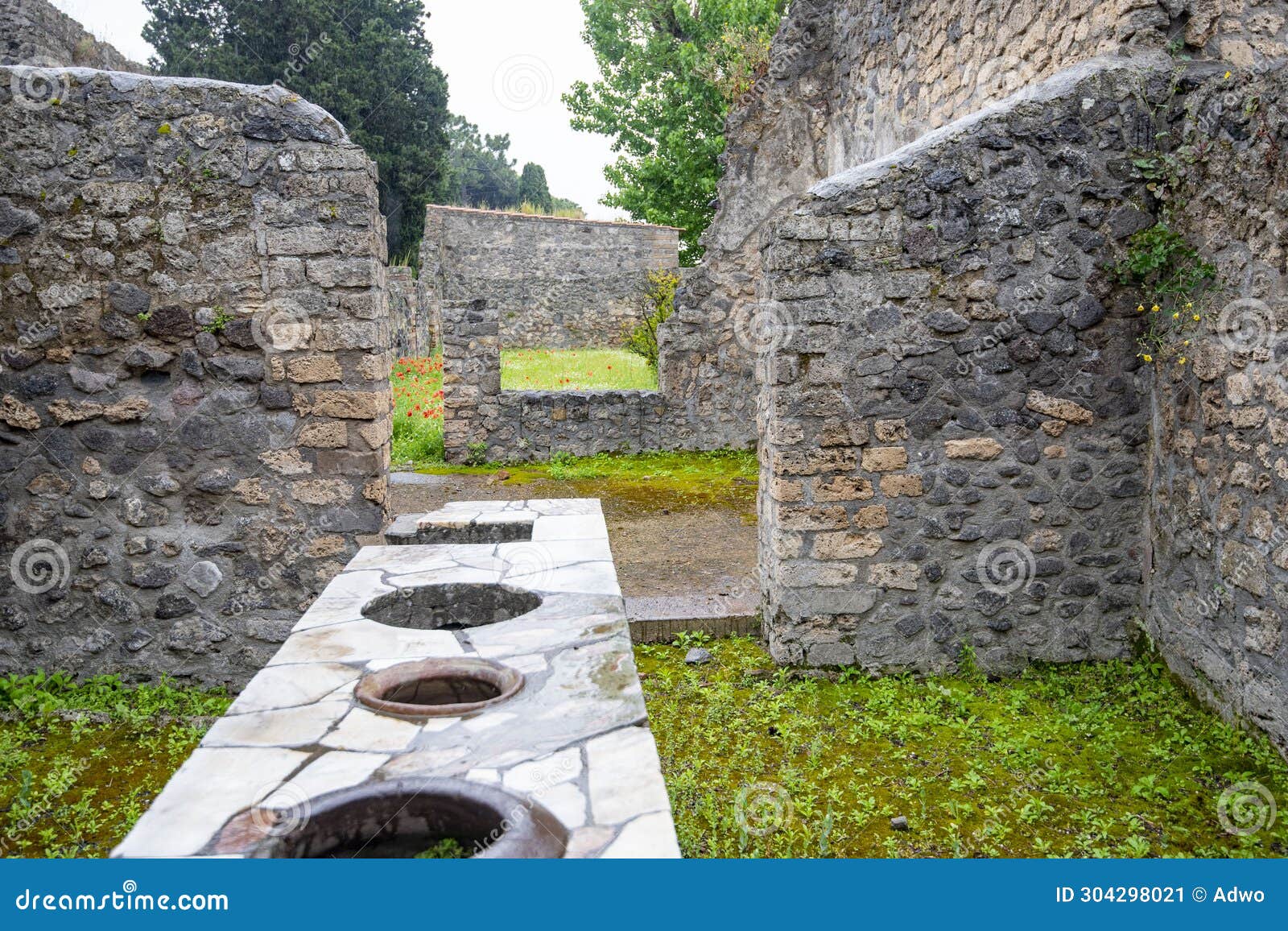 Thermopolium In Pompeii Royalty-Free Stock Photography | CartoonDealer ...