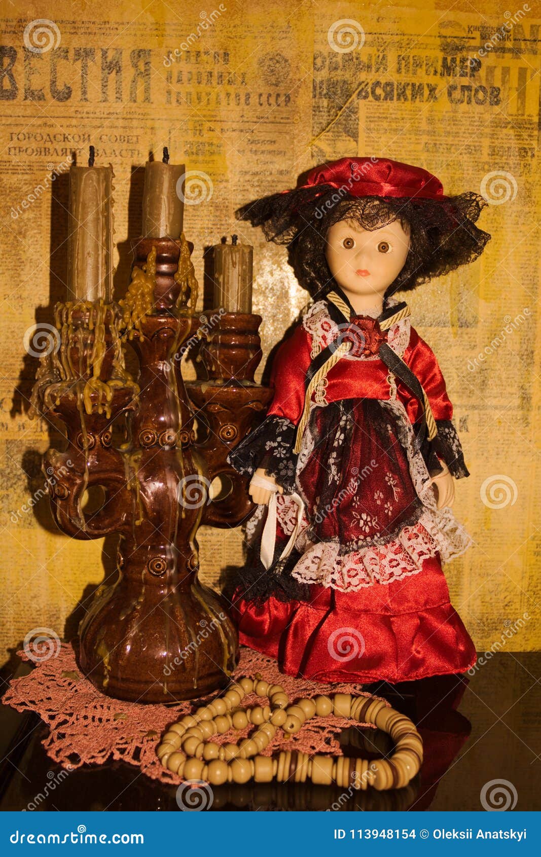 Ancient Things of the Soviet Era Stock Photo - Image of newspapers ...