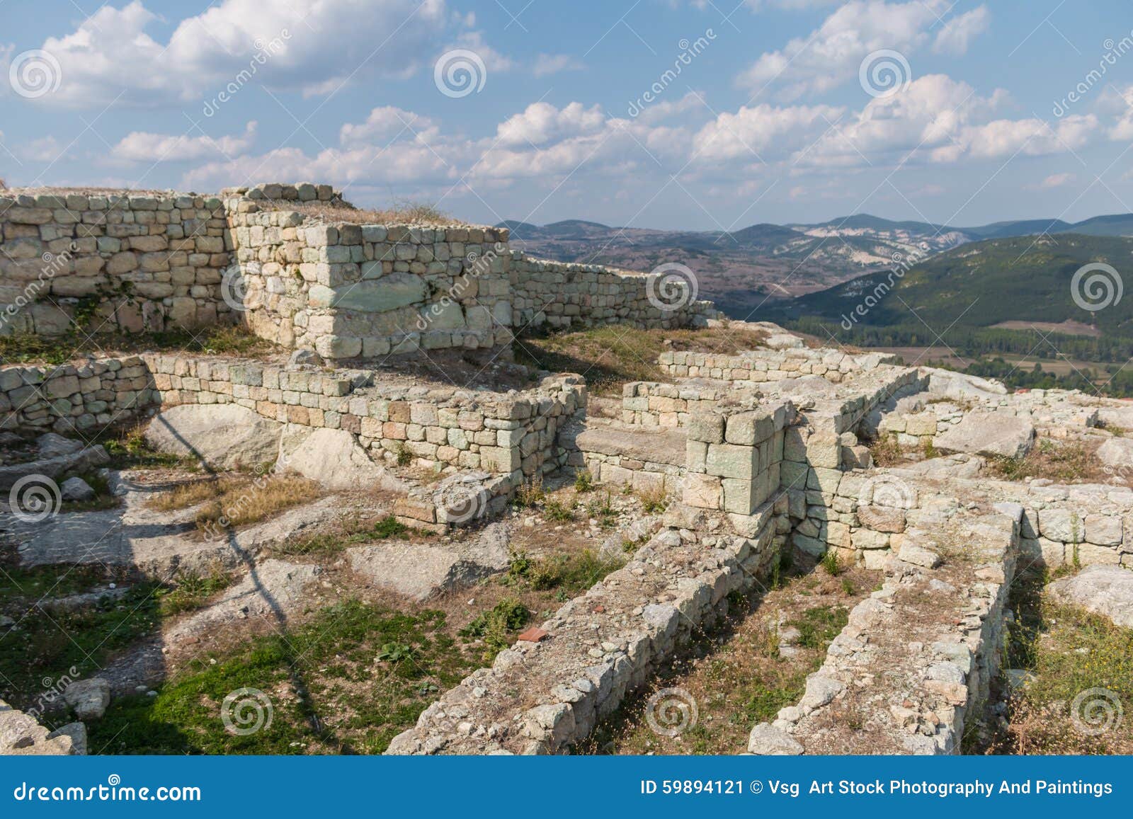 The Ancient Thracian City of Perperikon, Bulgaria Stock Image - Image ...