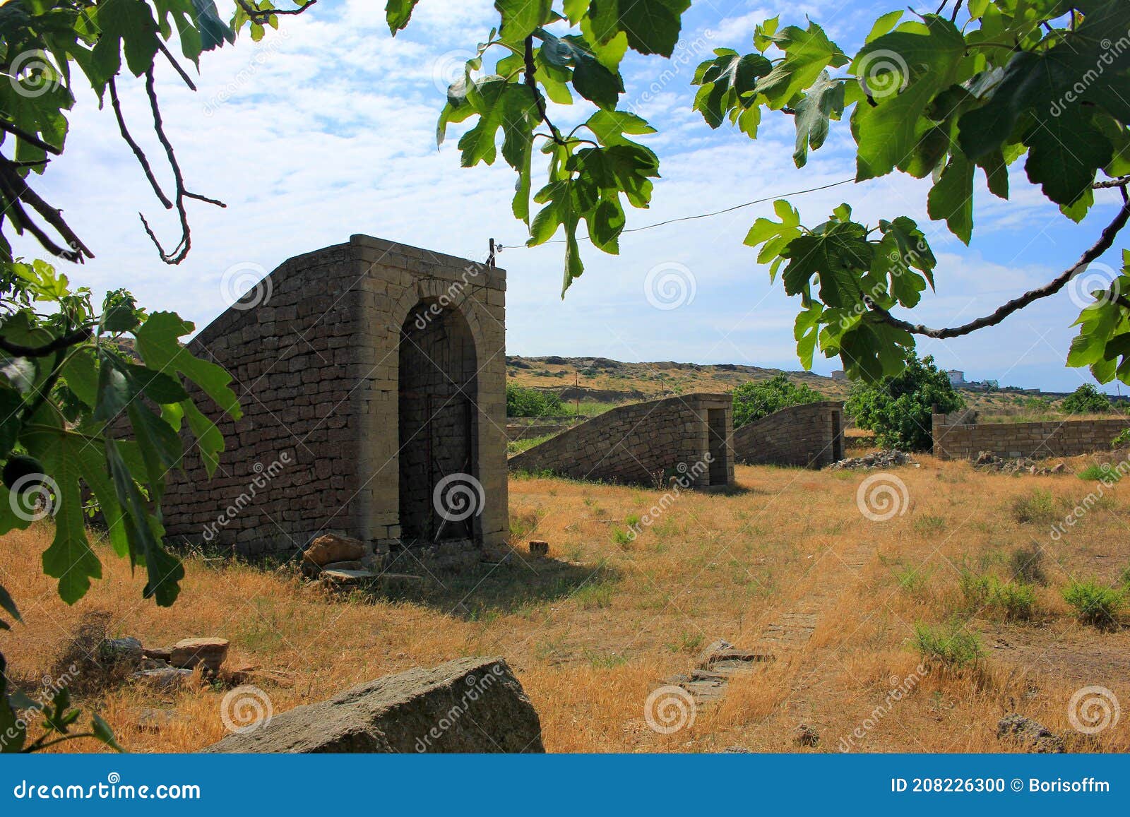 Ancient three wells editorial image. Image of history - 208226300