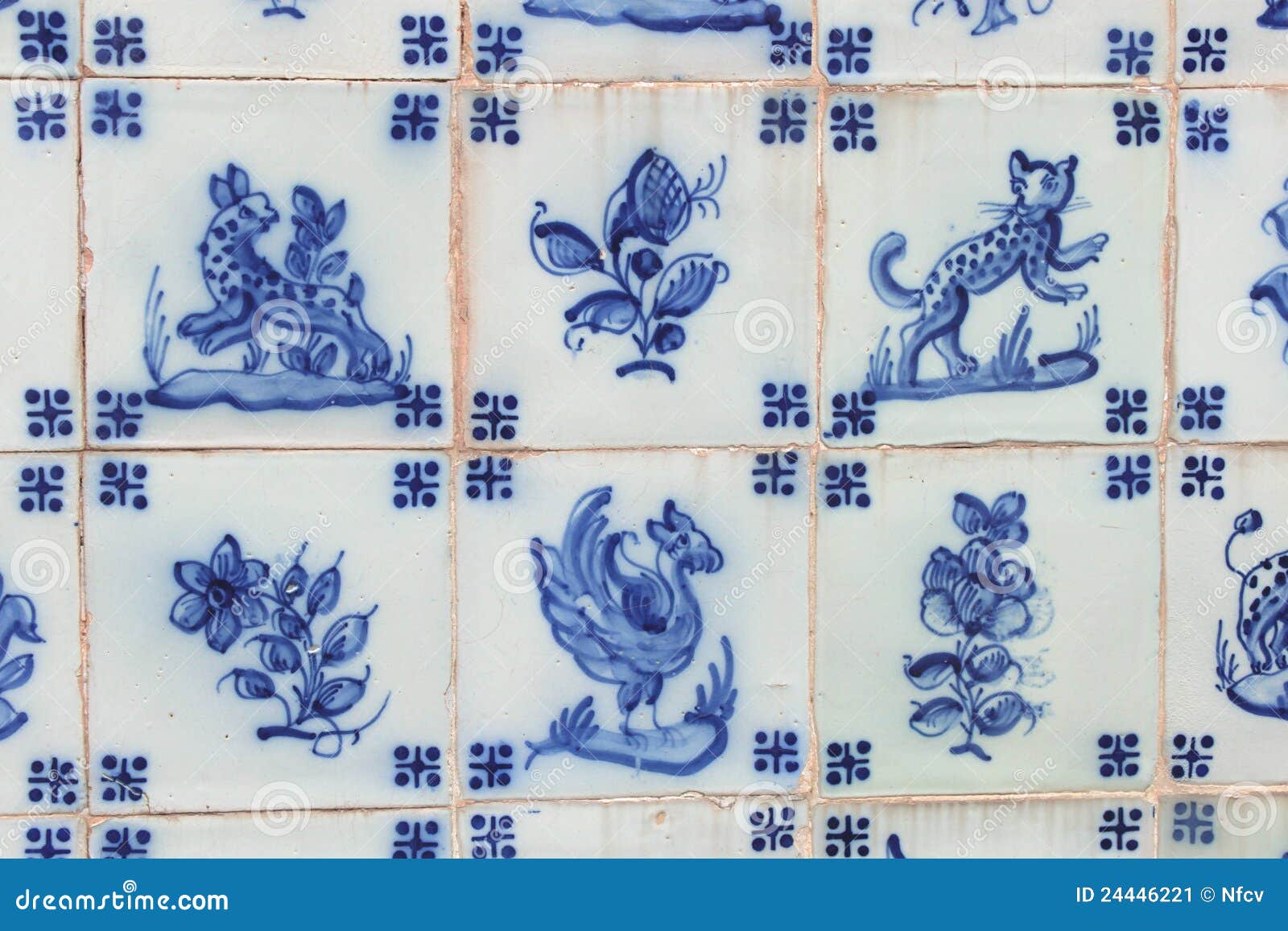 Ancient tile stock image. Image of element, facade, glazed - 24446221