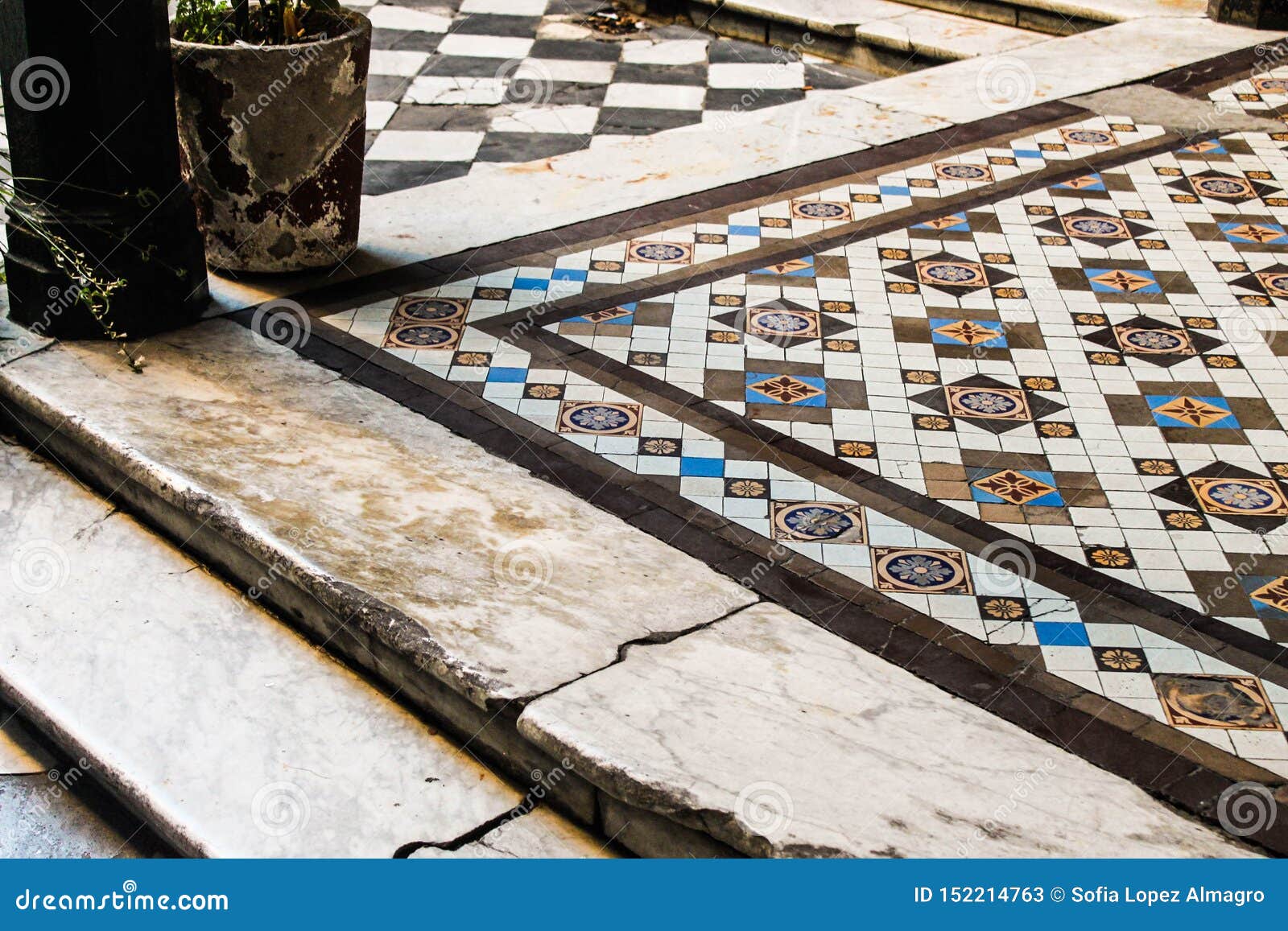Ancient Tile Background Element Traditional Stock Image - Image of ...