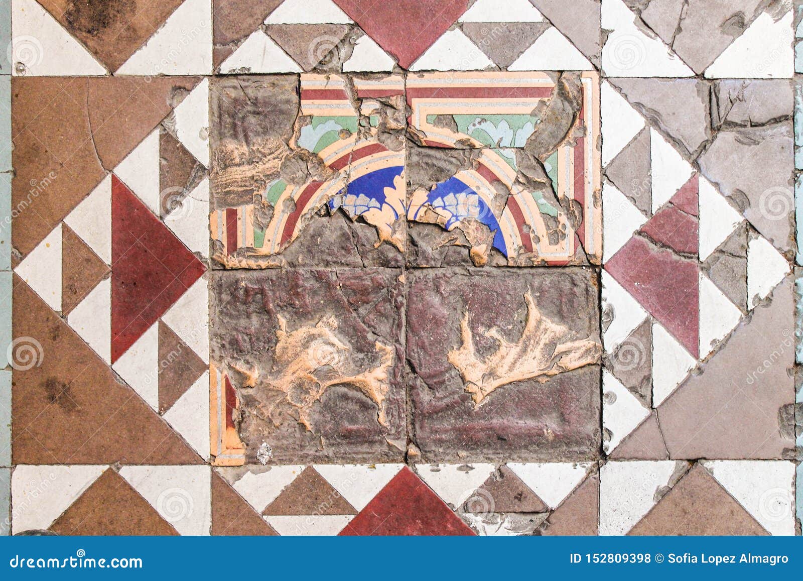 Ancient Tile Background Craft Decoration Tiled Abstract Stock Photo ...