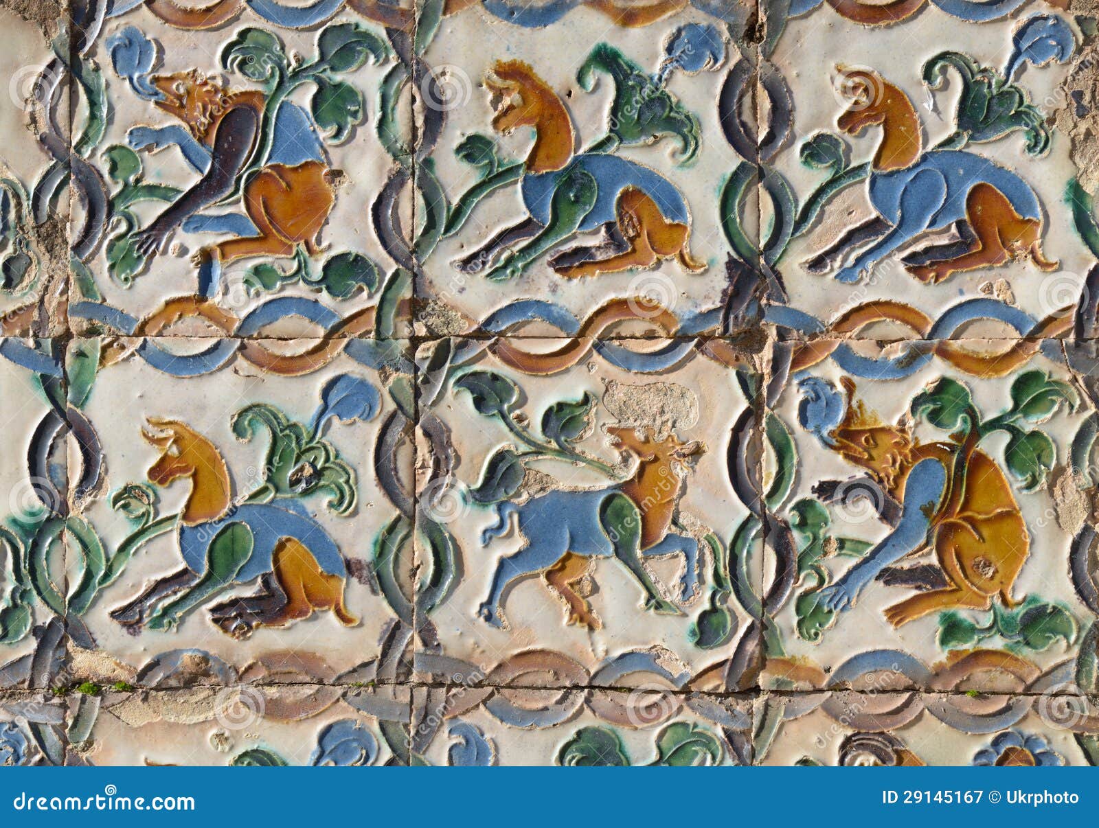 Ancient Tiles Roof Background. Stock Photography | CartoonDealer.com ...