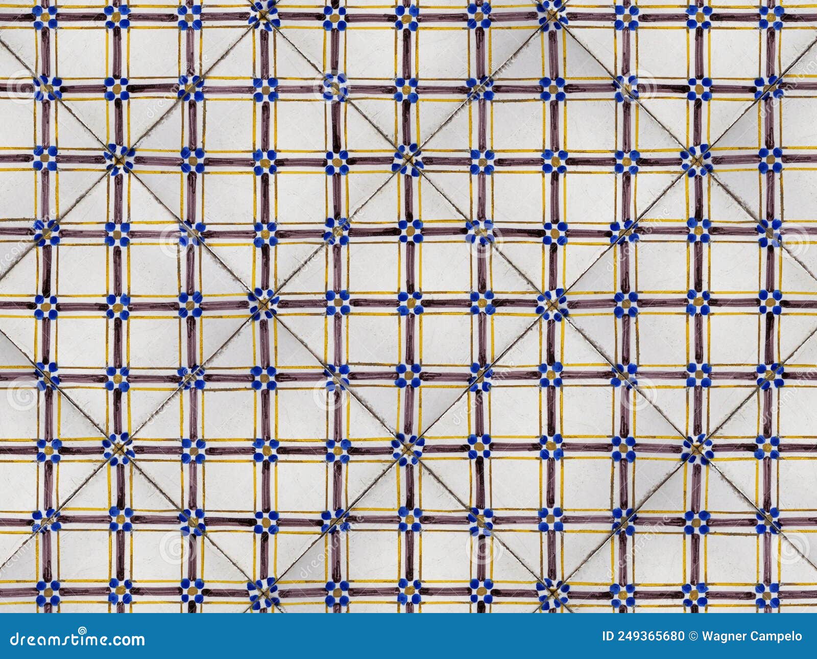 Ancient Tiles Pattern, Rio De Janeiro, Brazil Stock Photo - Image of ...