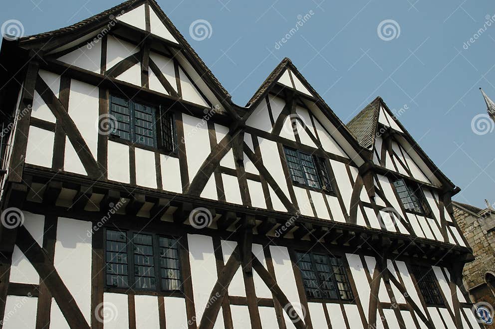 Ancient timber building stock photo. Image of housing - 1025452