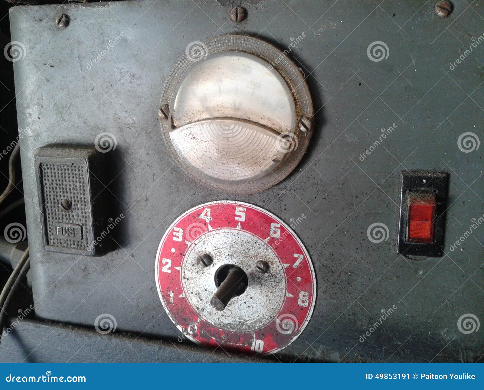 Ancient To Control Old Power Converter Stock Image - Image of ...