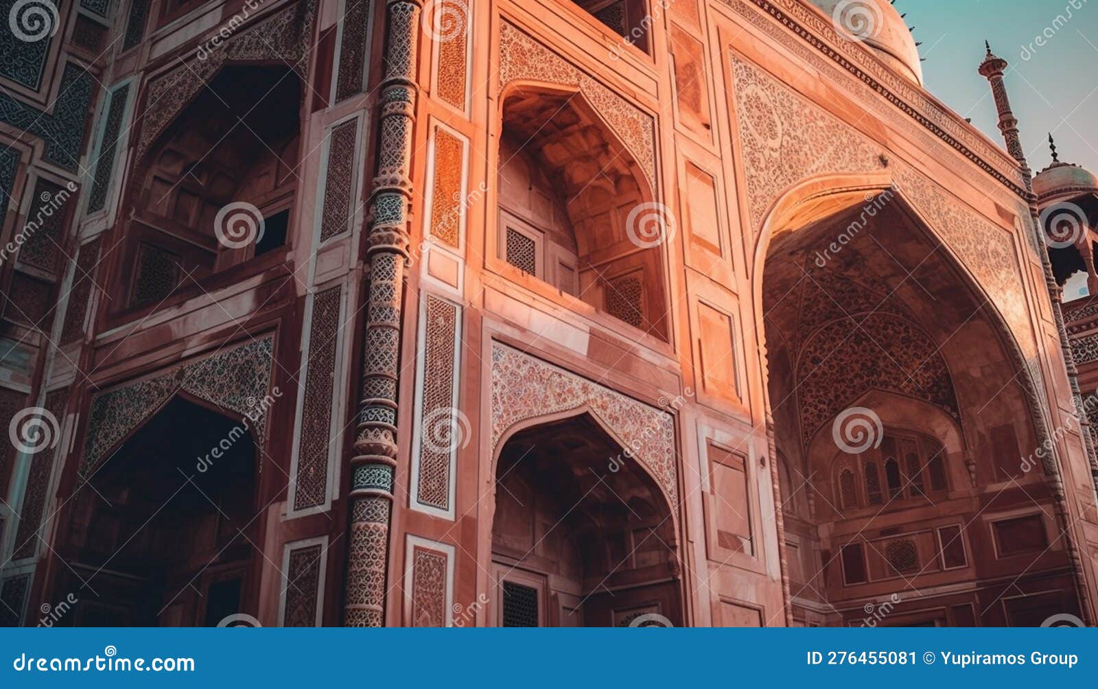 Ancient Tomb Built with Sandstone and Marble Generated by AI Stock ...